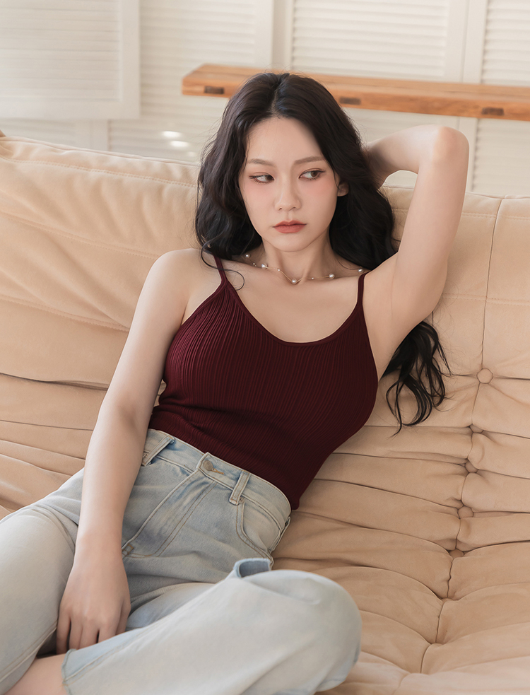 顯瘦坑條內磨毛短版發熱BRA TOP - dp內衣 貼心為妳｜DEPIC品牌訂製 穿出妳的自信